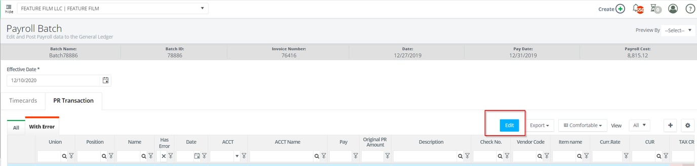 How to: Post Payroll